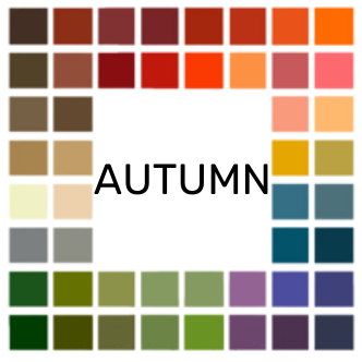 Autumn colour analysis: colours and subgroups - THE STYLEFUL